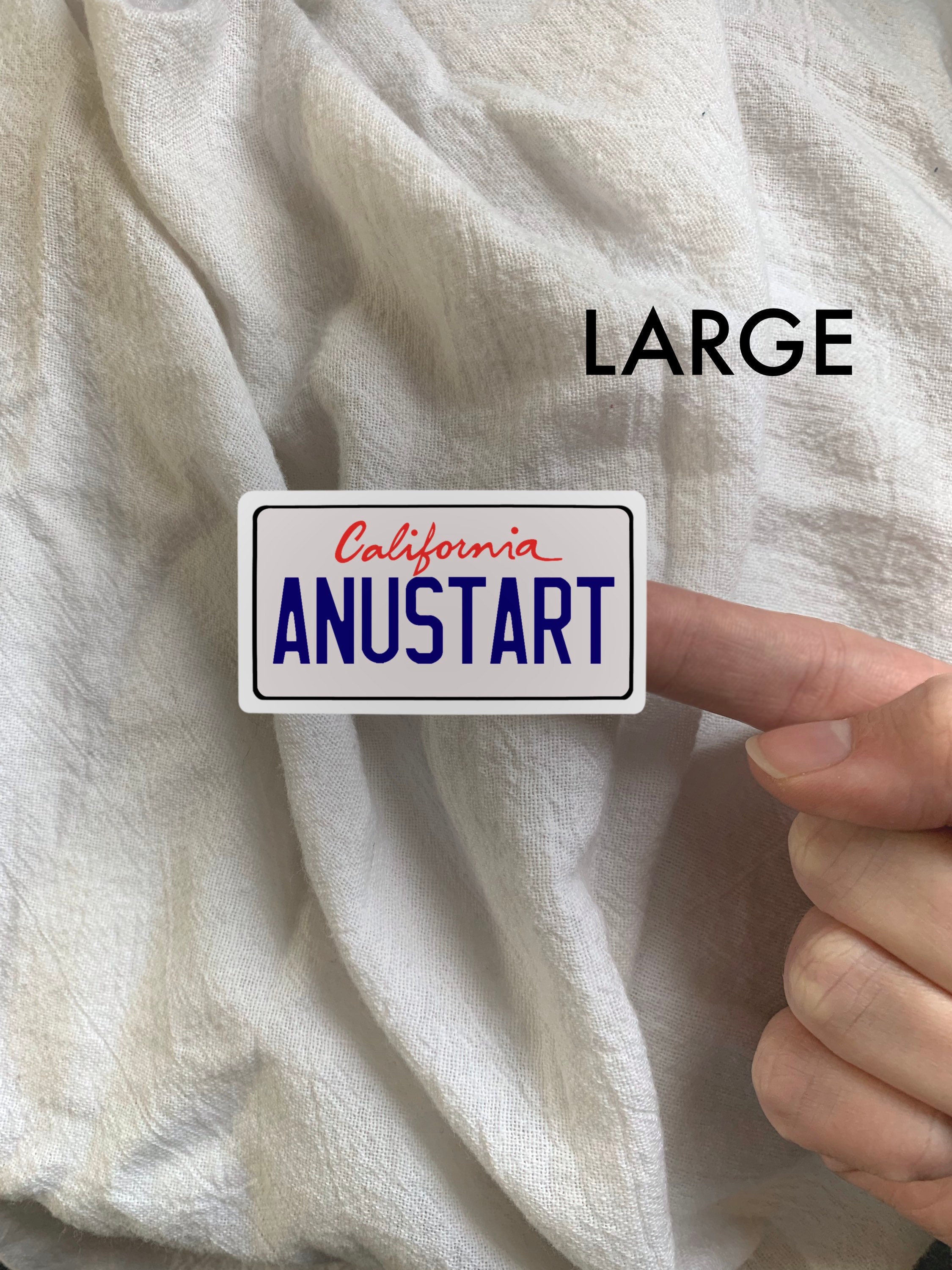 A New Start License Plate Sticker - Etsy