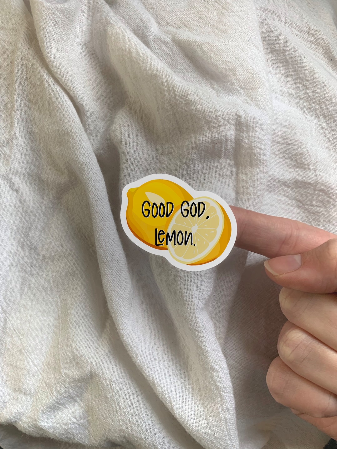 Good God Lemon Sticker - Etsy