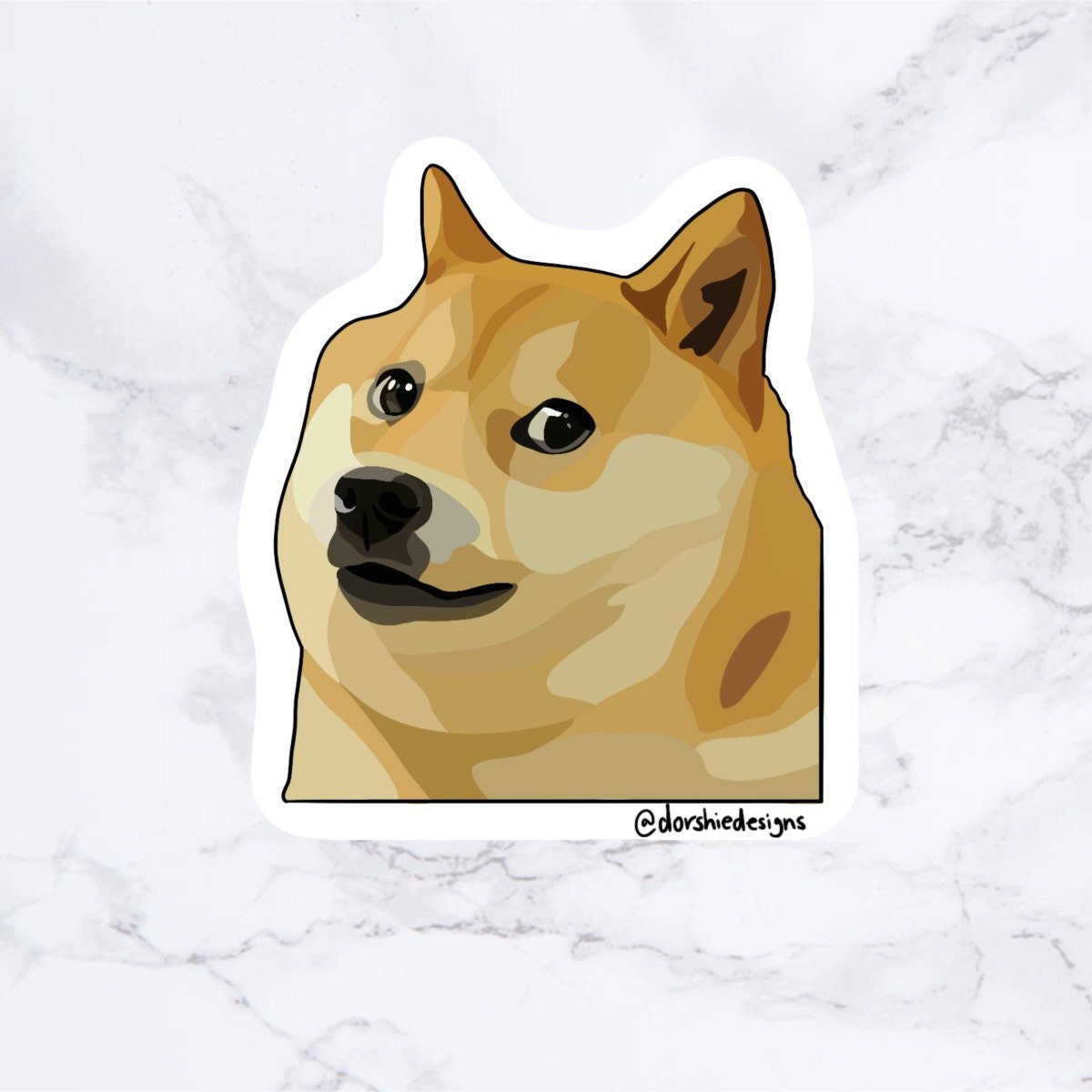 Doge Meme Sticker | Etsy