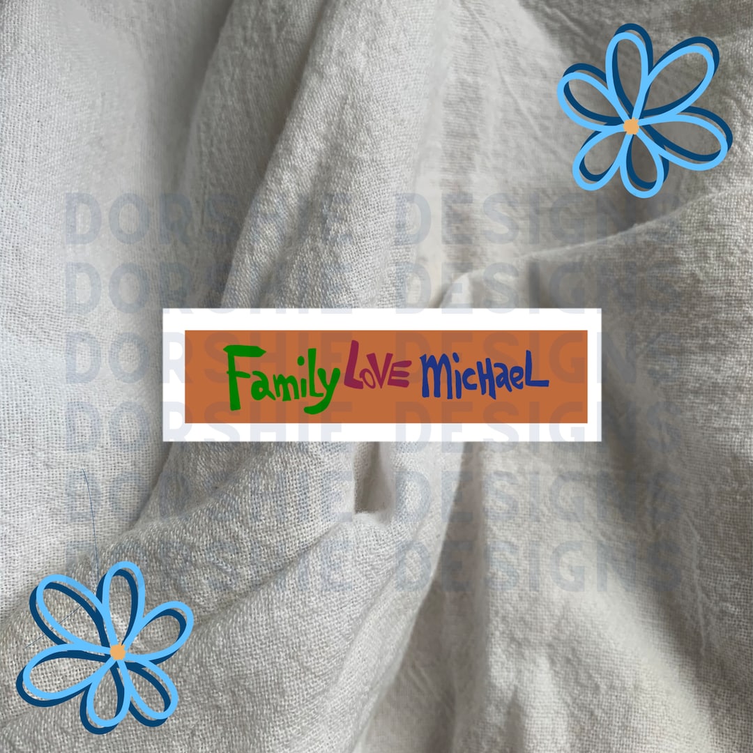 Family Love Michael Sticker - Etsy