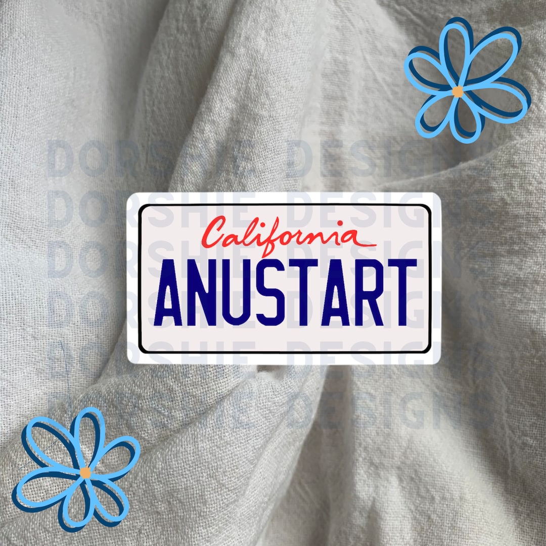 A New Start License Plate Sticker - Etsy