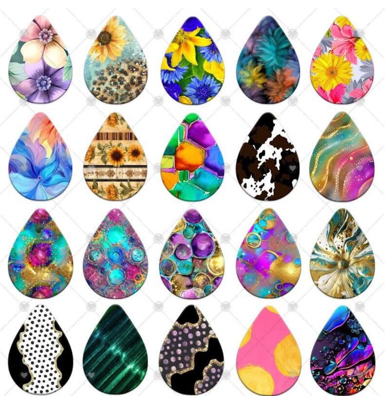 Digital Tear Drop Design - Etsy