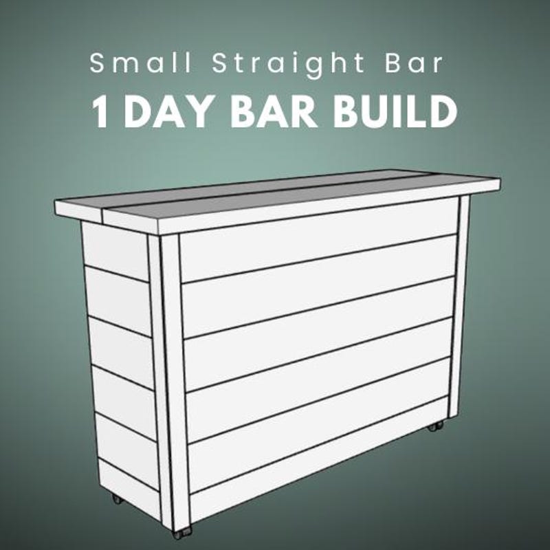 Building a Bar Plans - Etsy