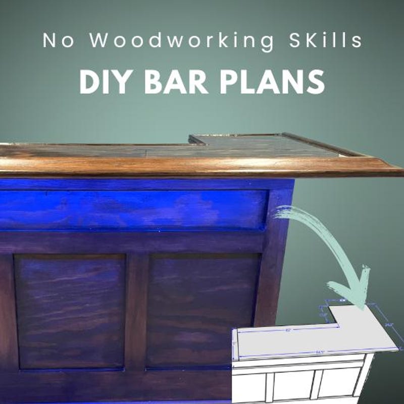 Indoor Custom Bar Plans - Etsy