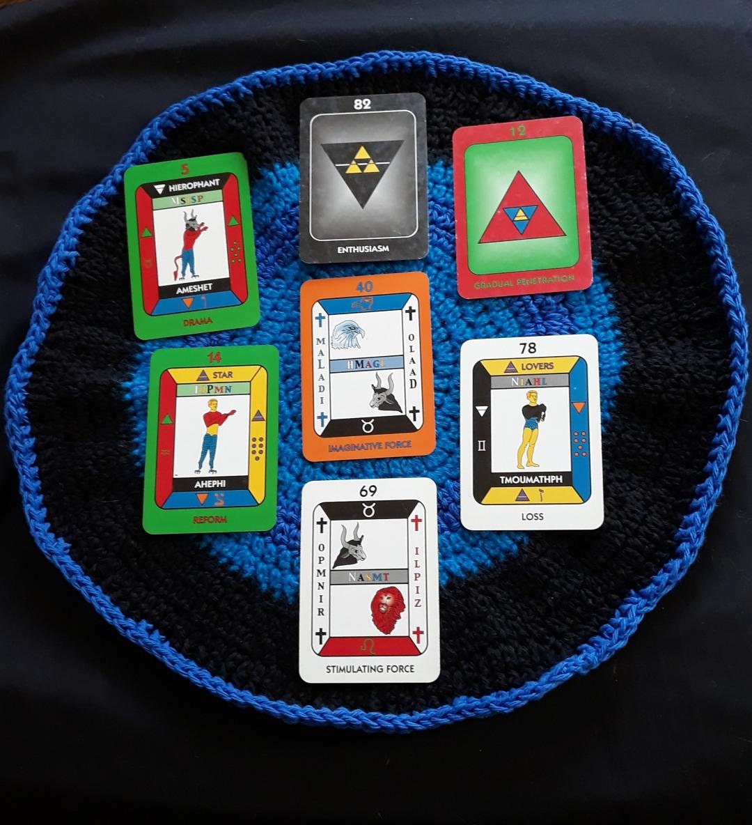 Neptune Tarot Divination Mat - Etsy