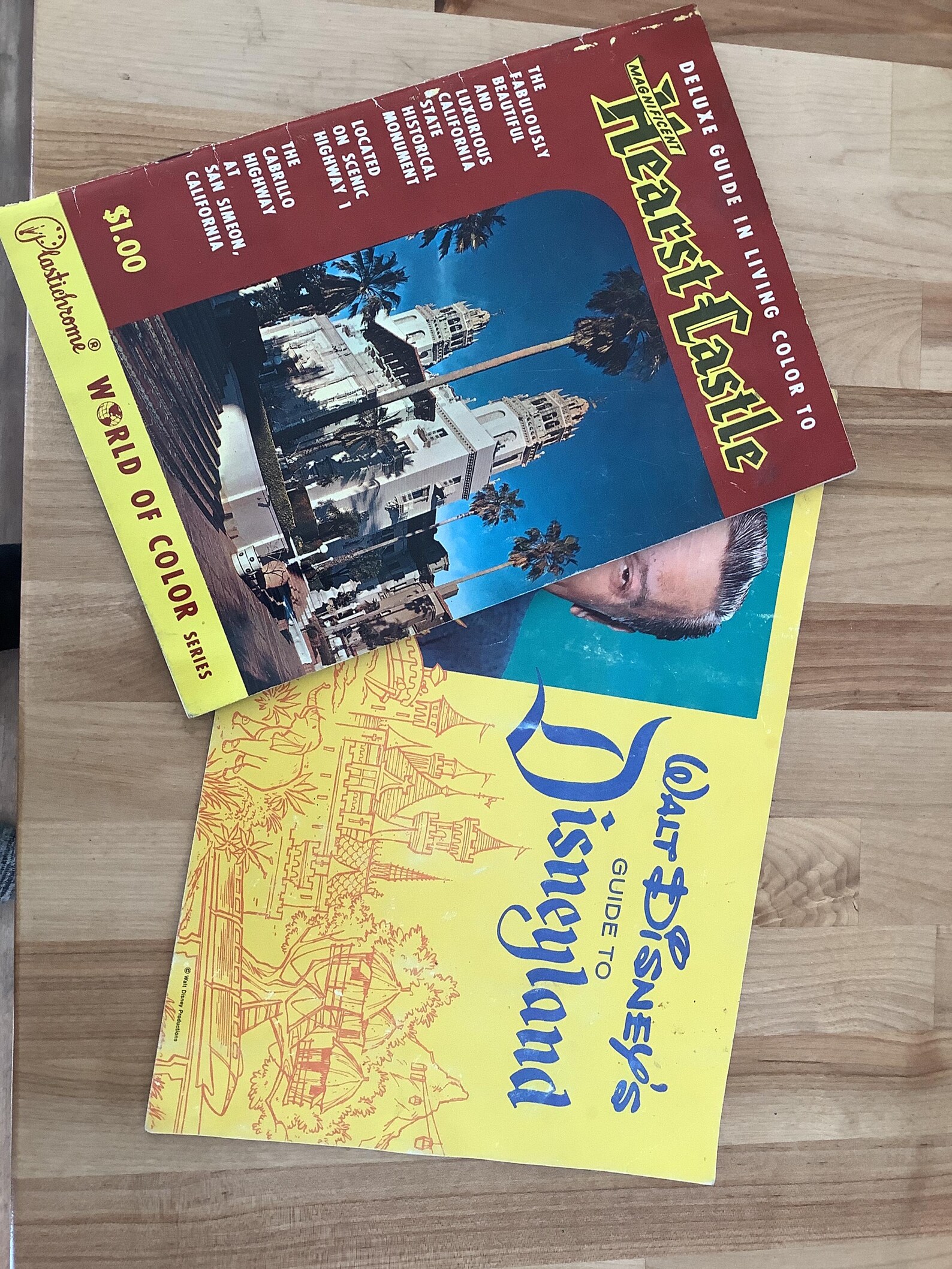 Walt Disney’s Guide to Disneyland and Deluxe Guide in Living Color to ...