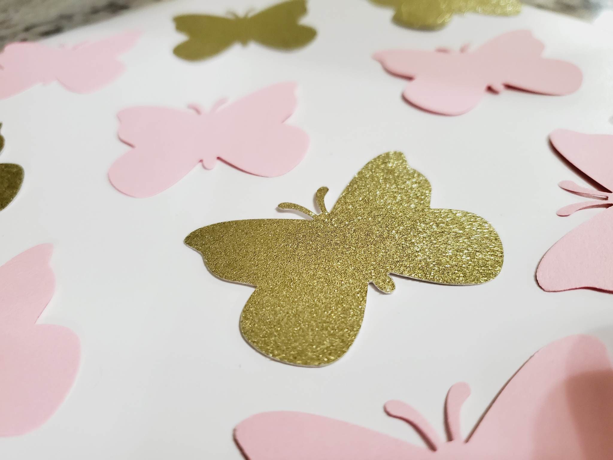 Butterfly Confetti, Butterfly Theme Party, Butterfly Decorations, Gold ...