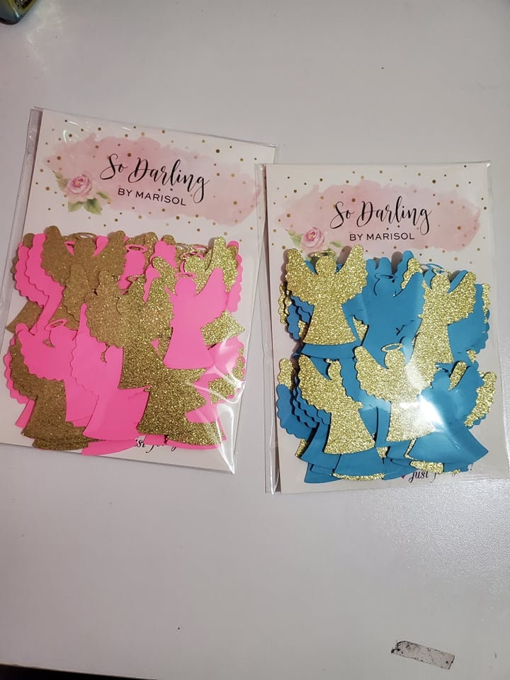 Angel Confetti, Baptism Confetti, Christening Confetti, Boy and Girl ...