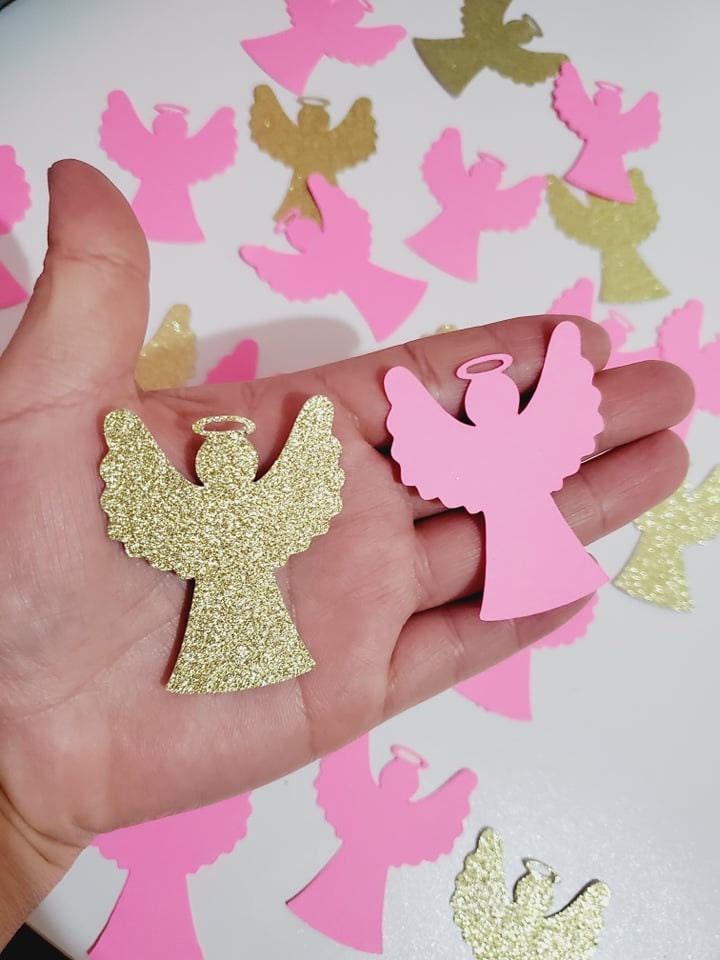 Angel Confetti, Baptism Confetti, Christening Confetti, Boy and Girl ...