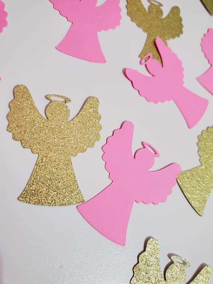 Angel Confetti, Baptism Confetti, Christening Confetti, Boy and Girl ...