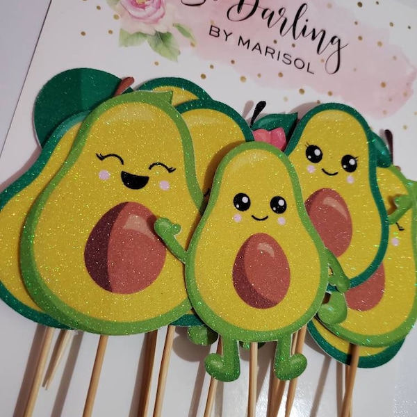 Avocado Themed Cake - Etsy