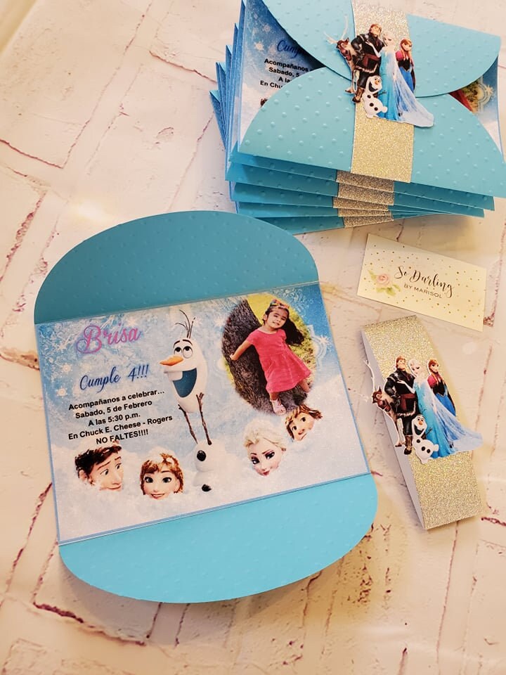 Frozen Handmade Invitations, Frozen Invitations, Frozen Party ...