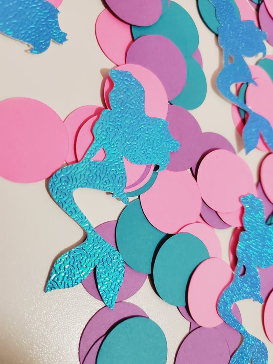 Mermaid Confetti 272 Pc., Mermaid Silhouette Confetti, Under the Sea ...