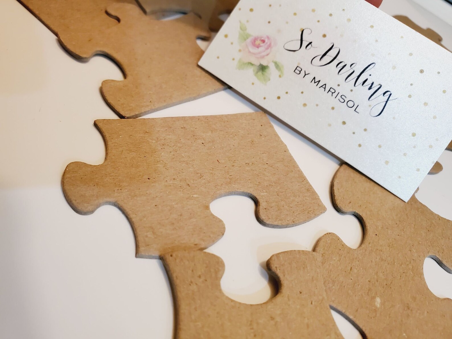Chipboard Puzzle Pieces, Bare Chipboard, Puzzle Pieces, Scrapbooking ...