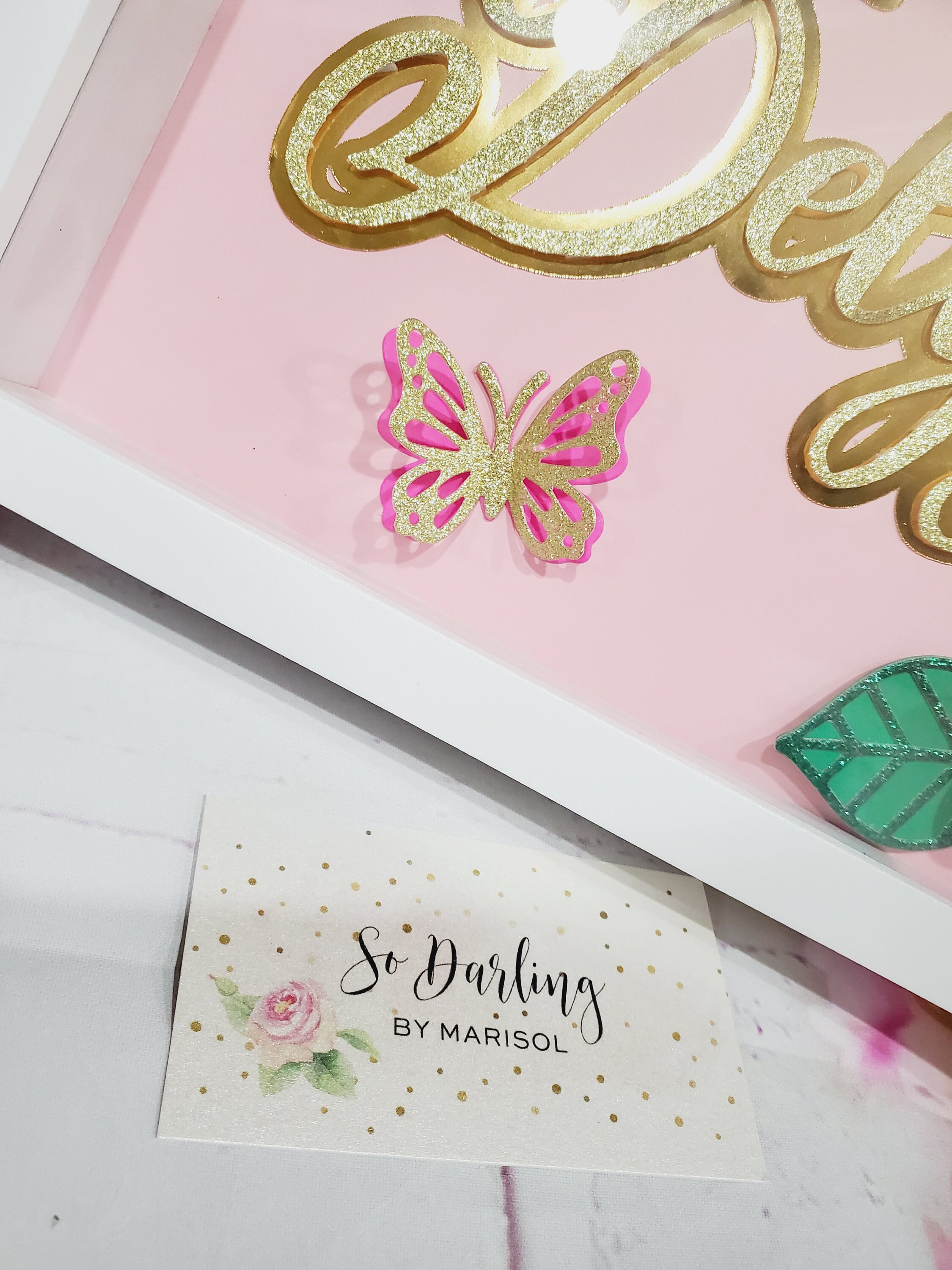 Personalized Custom Name Shadow Box, Shadow Box With Roses and ...