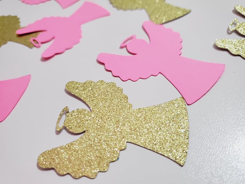 Angel Confetti, Baptism Confetti, Christening Confetti, Boy and Girl ...