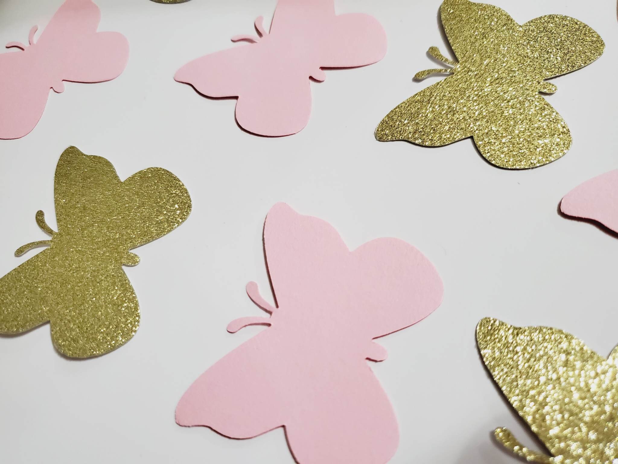 Butterfly Confetti, Butterfly Theme Party, Butterfly Decorations, Gold ...
