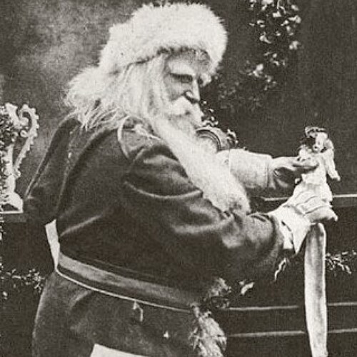 Vintage 19th Century Victorian Father Christmas Santa Claus | Etsy