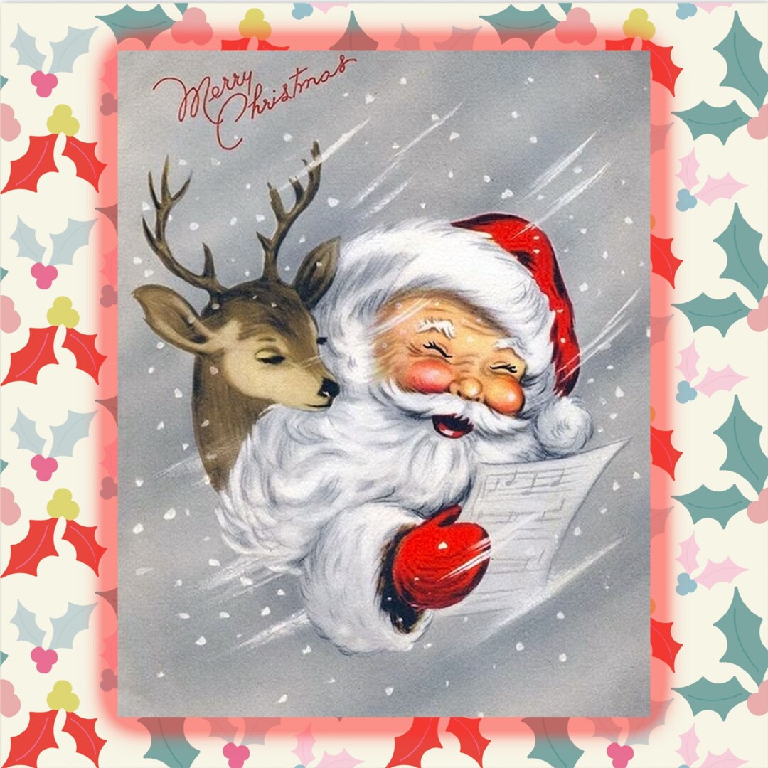 Santa's Best Friend, Instant Digital Download - Etsy