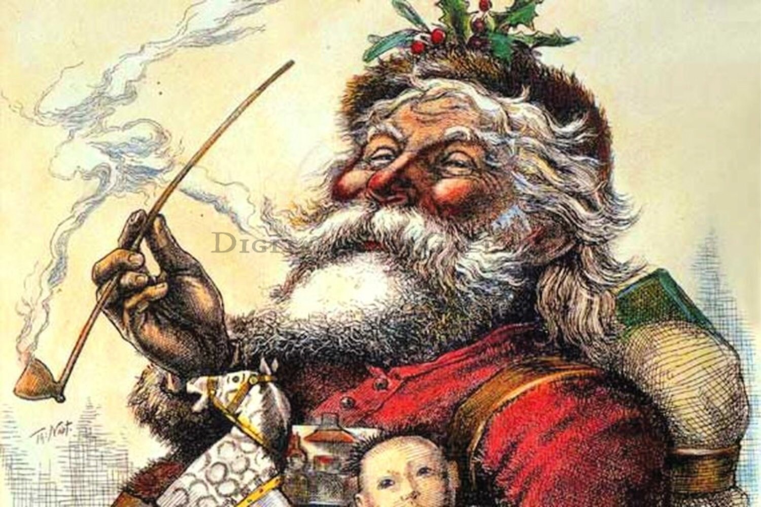Vintage Victorian Santa Claus, Digital Download Image - Etsy