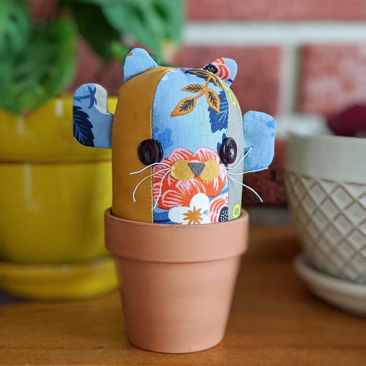 Catcus Cat + Cactus Hand Sewing Pattern - PDF Download - Etsy