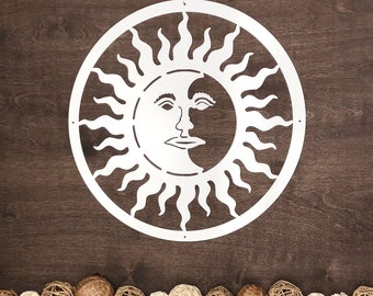 Sun and Moon Metal | Etsy
