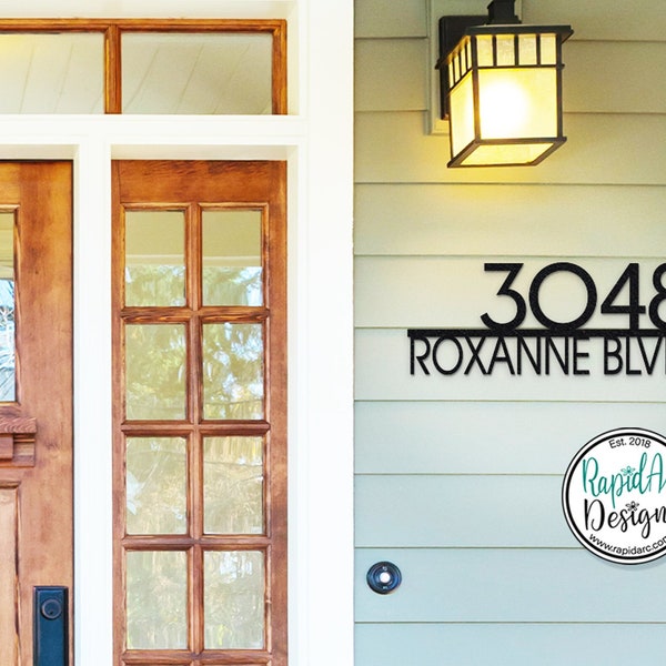 House Number Sign Lighted 6 Inch Numbers Led Illuminated Address Sign ...