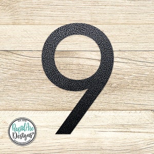 Extra Large Metal Address Numbers | up to 36" Inch Individual Numbers ...