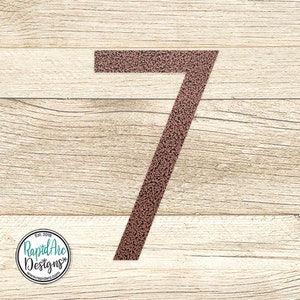 Extra Large Metal Address Numbers | up to 36" Inch Individual Numbers ...