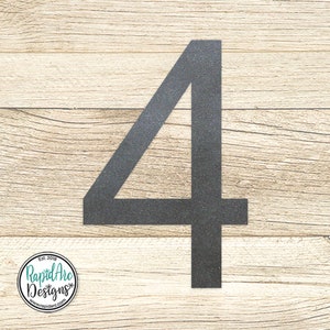 Extra Large Metal Address Numbers | up to 36" Inch Individual Numbers ...