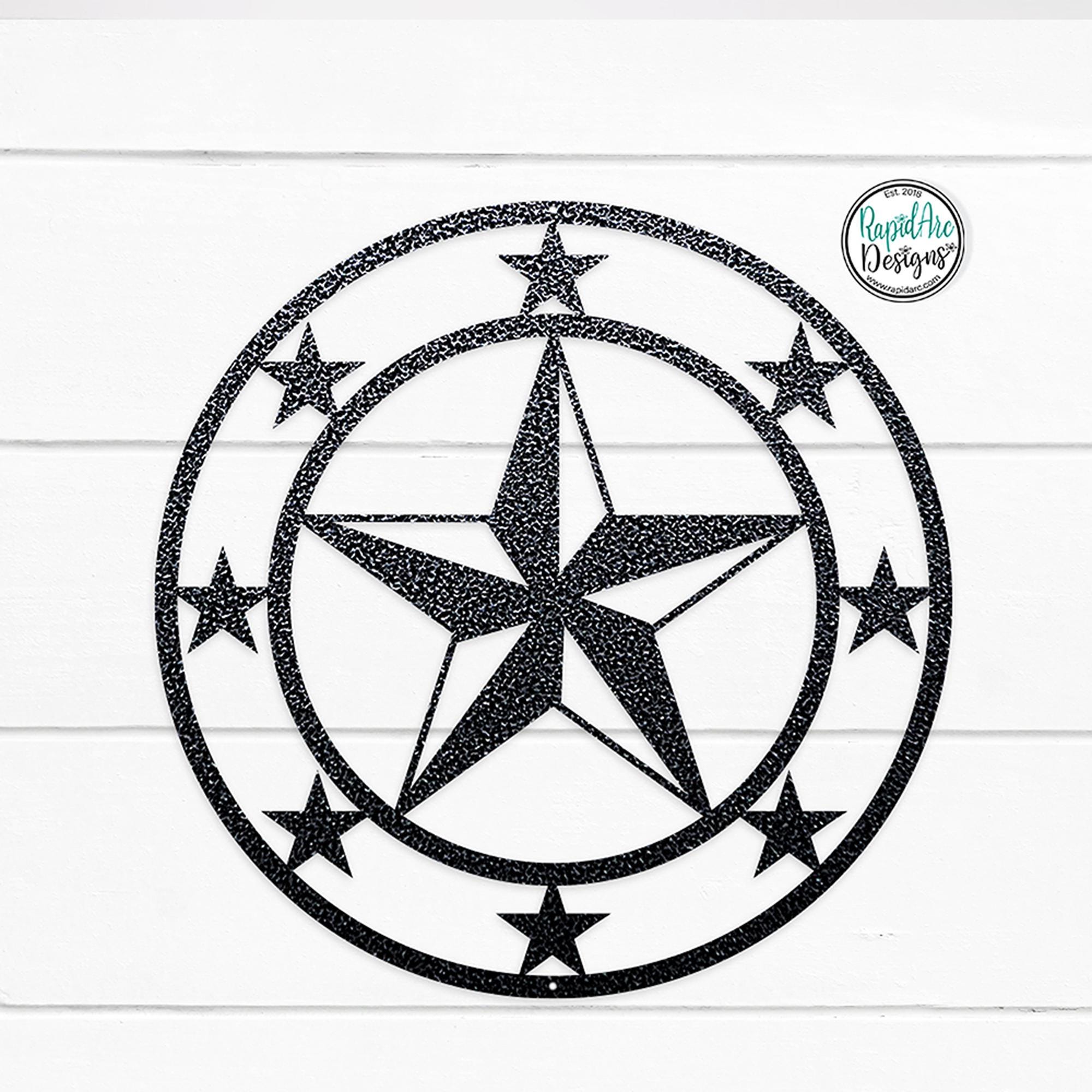 Metal Lone Star Wall Decor | Texas Star Sign, Cowboy Art - Etsy