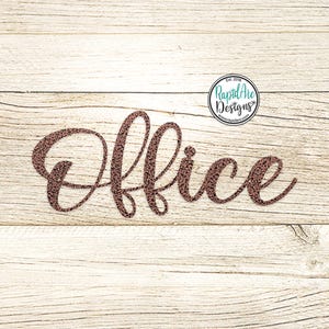 Office Metal Word Sign | Office Wall Decor | Office Word Art | Custom ...
