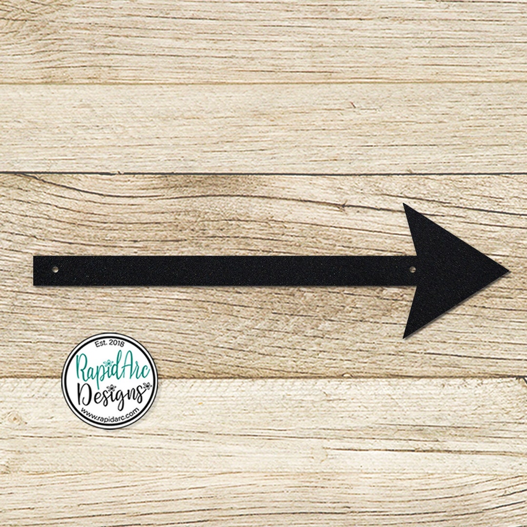 Metal Arrow Sign | Arrow Sign | Address or Business Sign | House Arrow ...