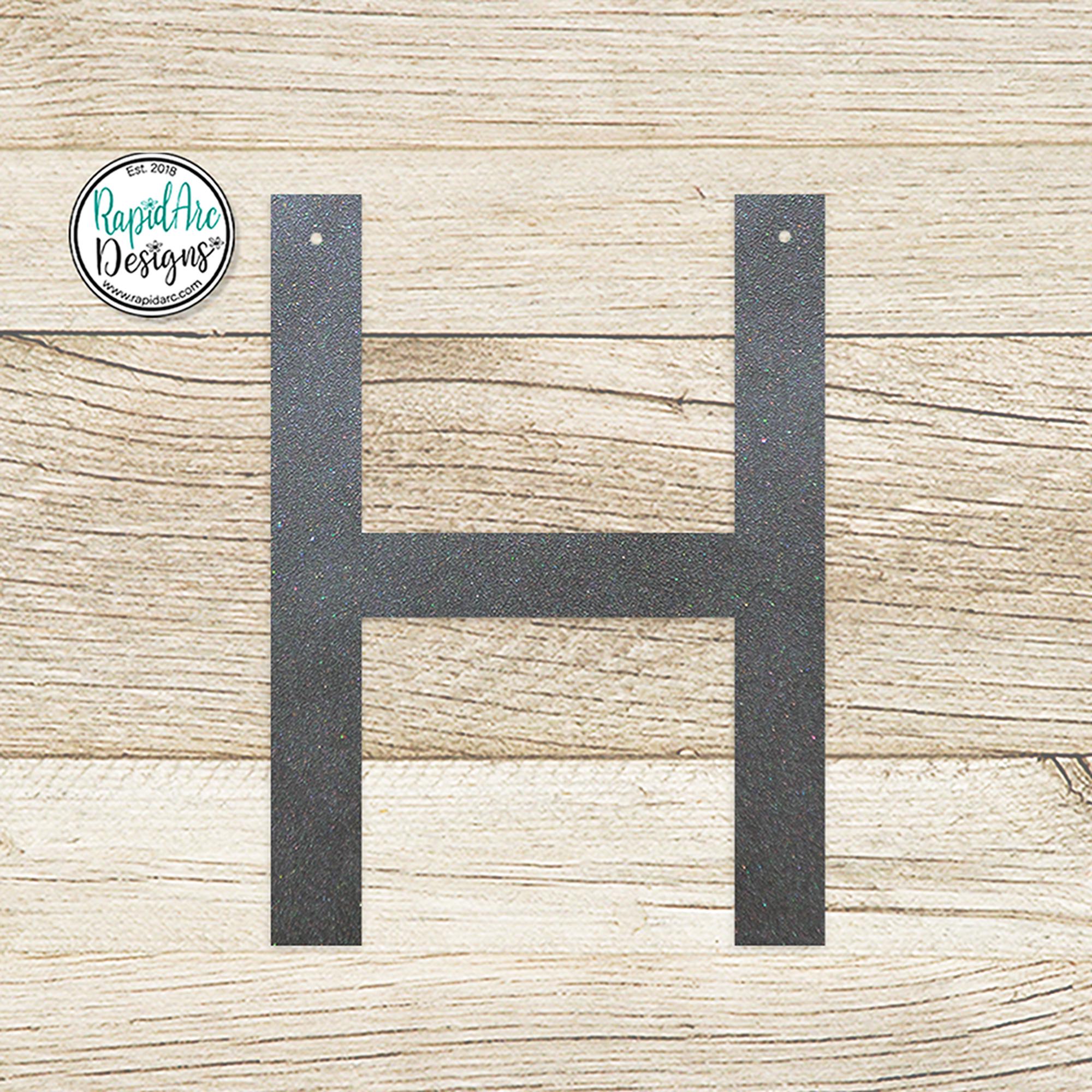 Extra Large Individual Metal Letters | Modern Deco Font | up to 36 ...