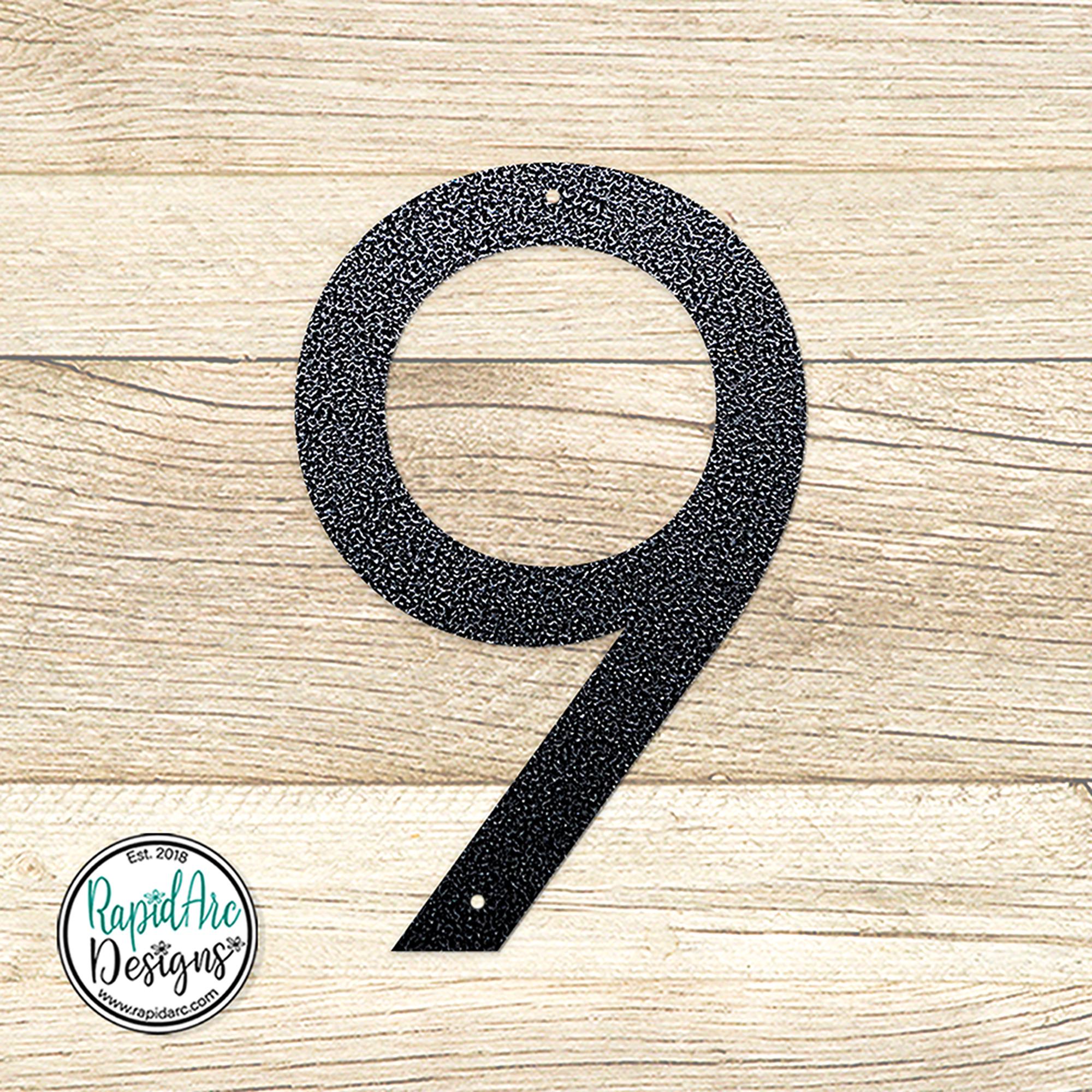 Metal Modern Deco House Numbers | Laser Cut, Powder Coated - Etsy