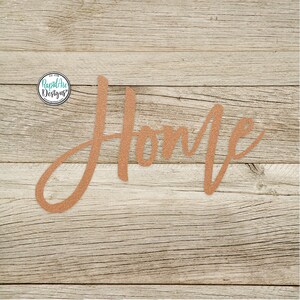 Home Metal Word Home Sign Metal Wall Decor Home Word Sign Custom Metal ...
