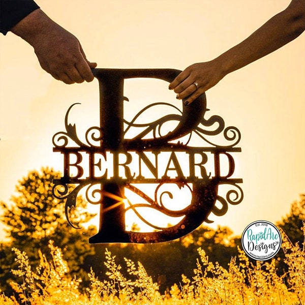 Metal Name Sign - Etsy