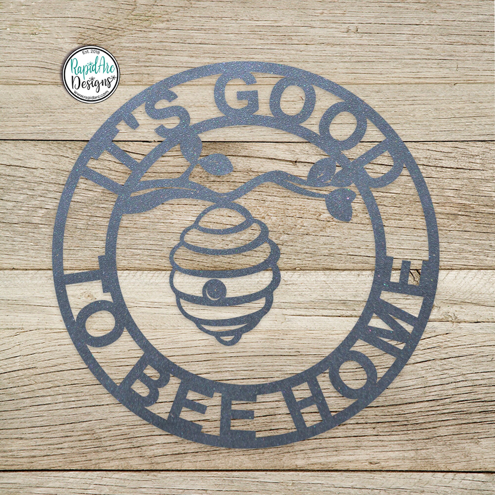 Personalized Metal Bee Hive Sign | Bee Sign | Metal Bee Decor | Custom ...