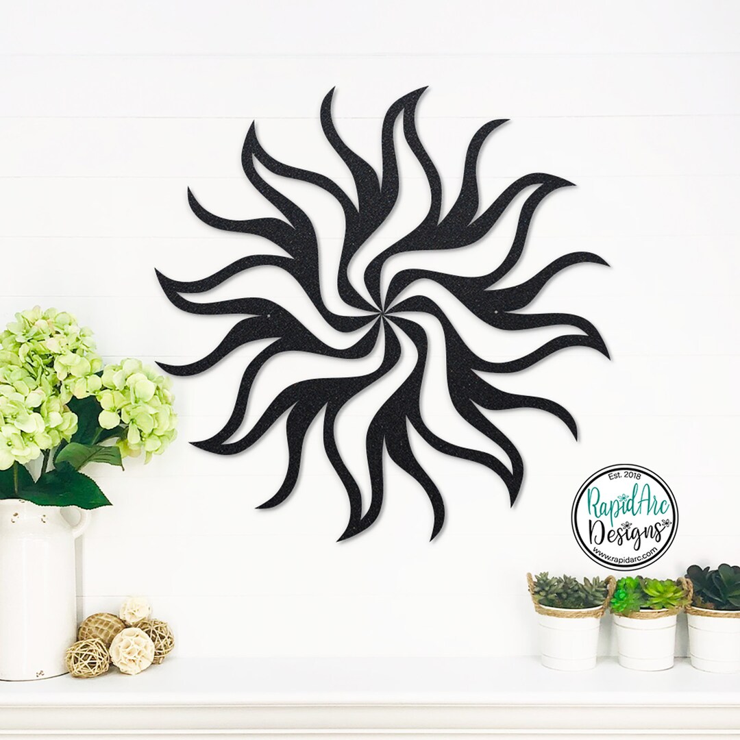 Brilliant SUNBURST Metal Sun | Indoor or Outdoor Decor | the ORIGINAL ...