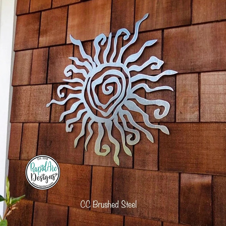 Hippie Fun Wacky Sun THE ORIGINAL Unique Metal Sun - Etsy