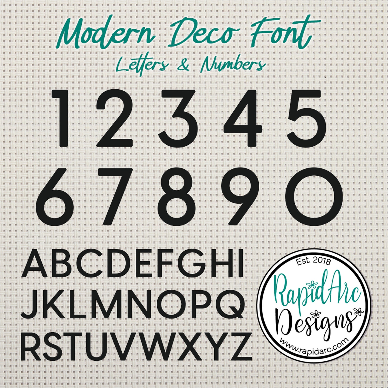 Modern Deco House Number Sign Metal Address Number Sign - Etsy