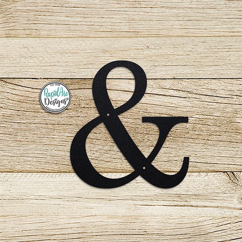 Ampersand Sign - Etsy