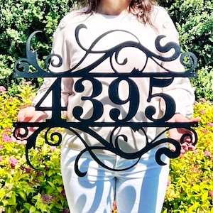 House Numbers Sign | Address Numbers | Modern House Numbers | Home ...