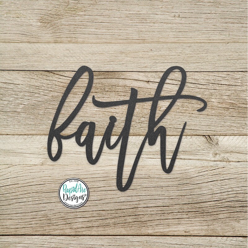 Faith Sign - Etsy