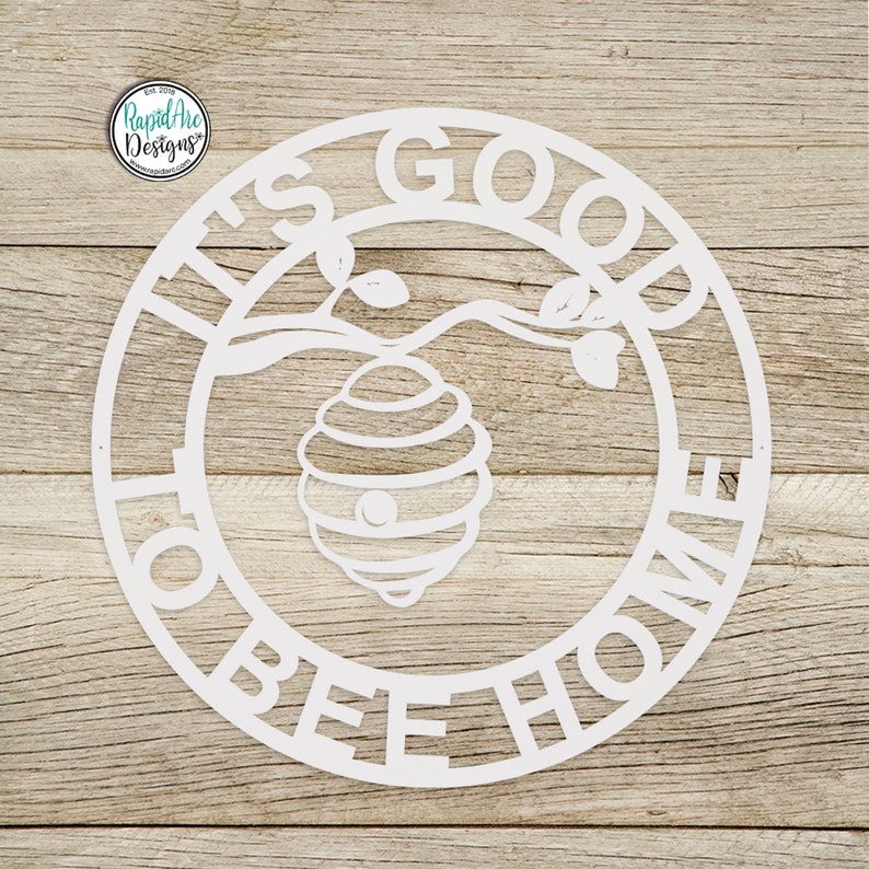 Personalized Metal Bee Hive Sign | Bee Sign | Metal Bee Decor | Custom ...