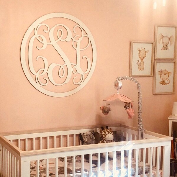 Initial Wall Hanging - Etsy