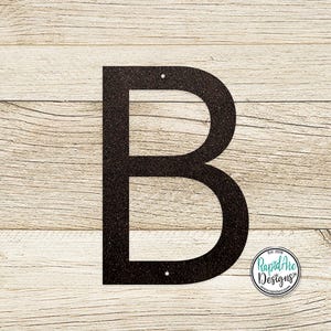 Extra Large Individual Metal Letters | Modern Deco Font | up to 36 ...