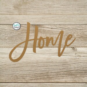 Home Metal Word Home Sign Metal Wall Decor Home Word Sign Custom Metal ...