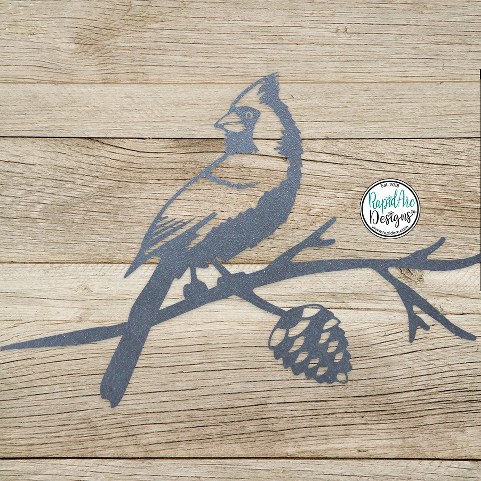 Cardinal on a Branch Metal Tree Stake Bird Lovers Gift - Etsy