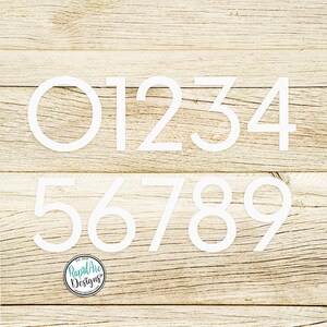 Extra Large Metal Address Numbers | up to 36" Inch Individual Numbers ...